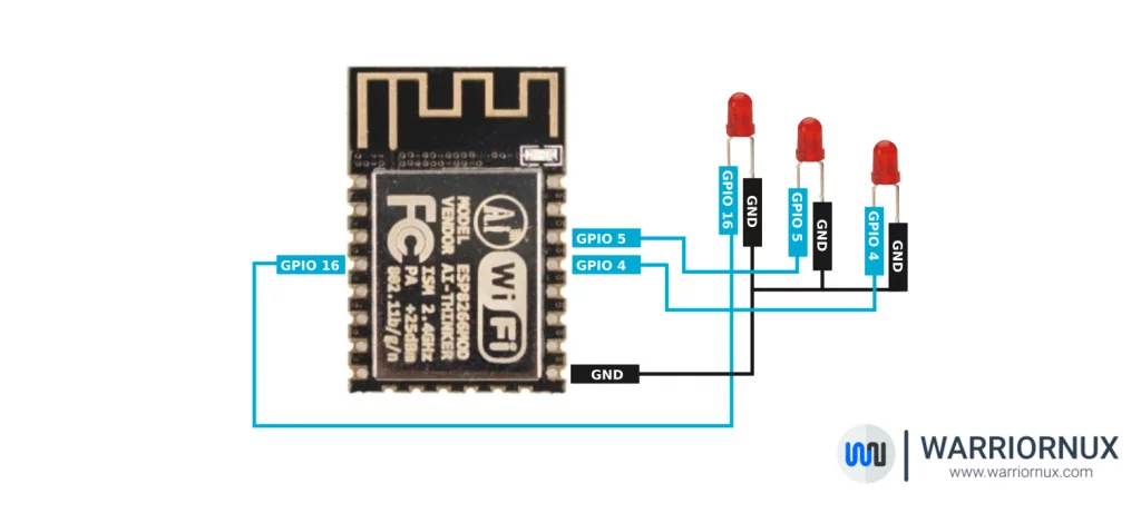 Esp8266 Arduino Ide Led Control Dari Webpage Webserver Internal 7556