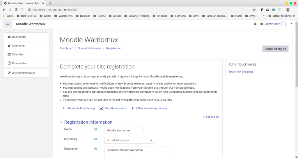 Step by Step Installasi Moodle di Ubuntu 18.04 - Warriornux